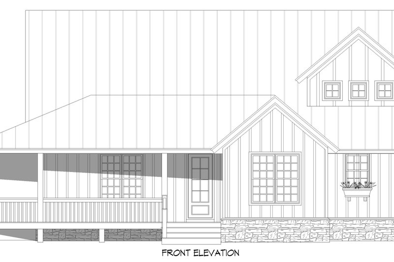 Country Style House Plan - 3 Beds 2.5 Baths 2466 Sq/Ft Plan #932-1363 ...