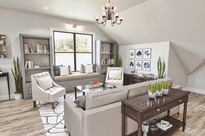 Craftsman Style House Plan - 1 Beds 1 Baths 665 Sq/Ft Plan #54-594 ...