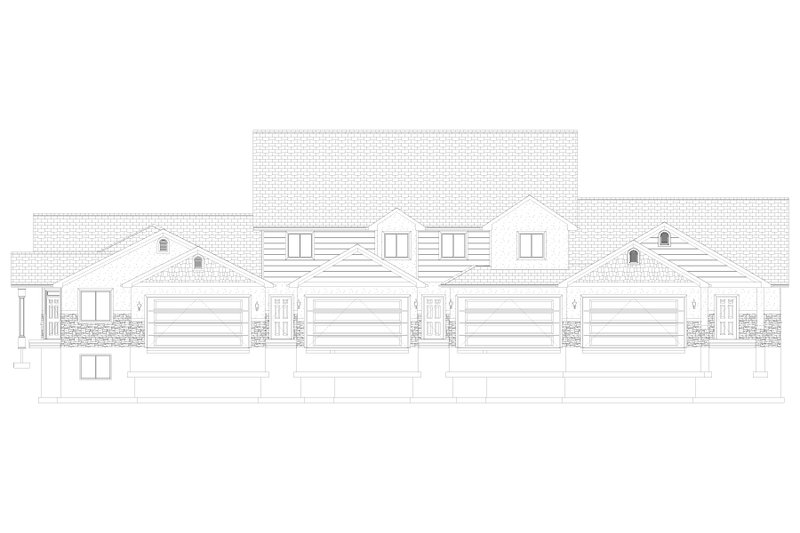 Farmhouse Style House Plan - 10 Beds 10 Baths 5469 Sq/Ft Plan #1060-321 - Houseplans.com