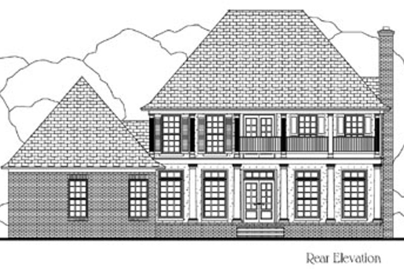 Southern Style House Plan - 4 Beds 4 Baths 3008 Sq/Ft Plan #406-207 ...