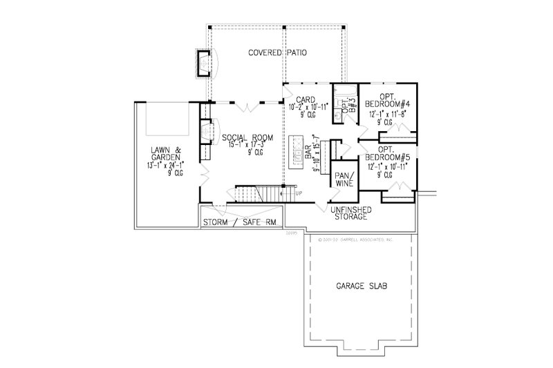 Farmhouse Style House Plan - 3 Beds 2.5 Baths 1800 Sq/Ft Plan #54-536 ...