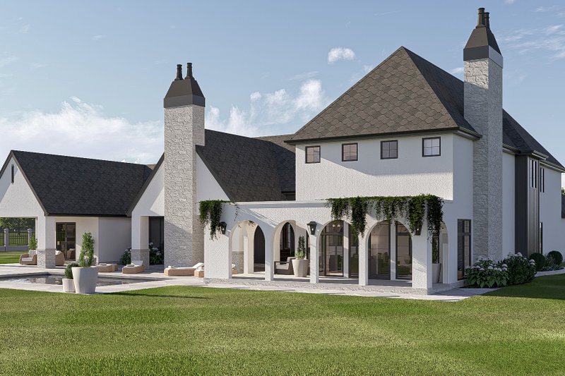 Cottage Style House Plan - 5 Beds 3.5 Baths 5116 Sq/Ft Plan #455-597 ...