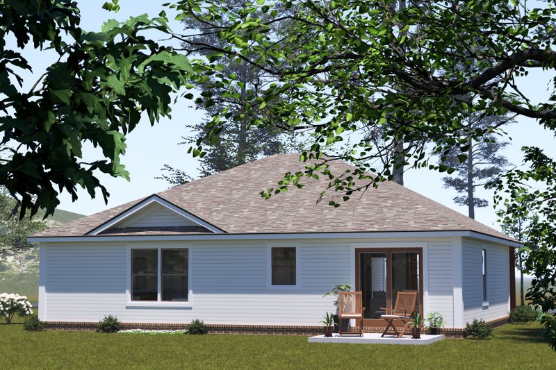 Cottage Style House Plan - 3 Beds 2 Baths 1304 Sq/Ft Plan #513-2341 ...