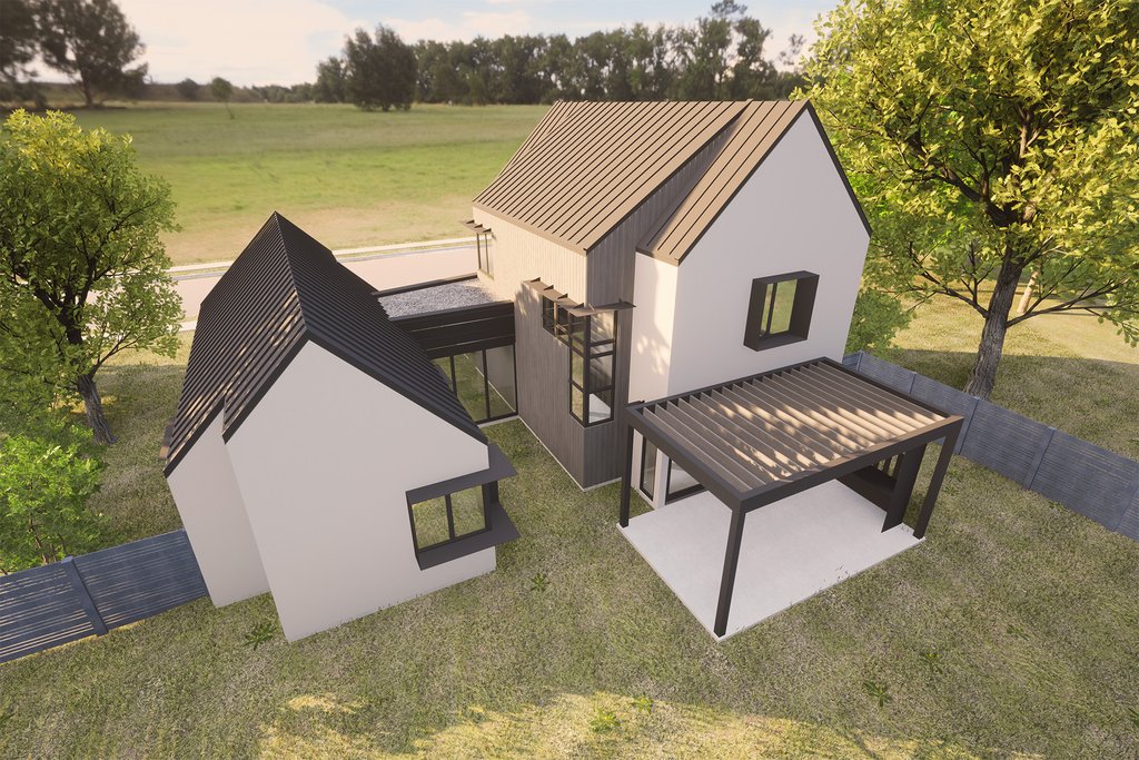 Contemporary Style House Plan - 3 Beds 3 Baths 1824 Sq/Ft Plan #80-223 - Houseplans.com