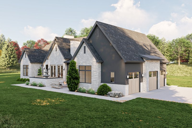 Contemporary Style House Plan 3 Beds 25 Baths 2554 Sqft Plan