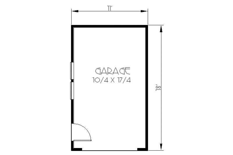 Bungalow Style House Plan - 0 Beds 0 Baths 198 Sq/Ft Plan #423-25 ...