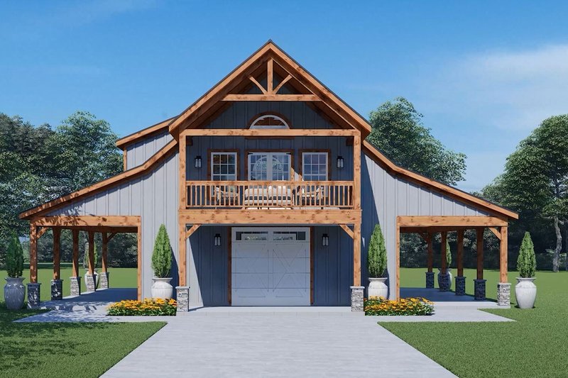 Country Style House Plan - 3 Beds 3 Baths 1647 Sq/Ft Plan #932-1316 ...