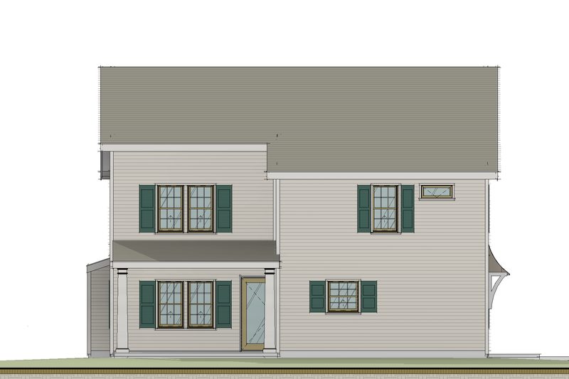 Colonial Style House Plan - 3 Beds 2.5 Baths 1855 Sq/Ft Plan #460-12 ...
