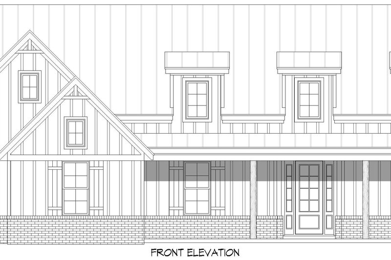 Farmhouse Style House Plan - 3 Beds 2.5 Baths 2247 Sq/Ft Plan #932-1151 ...