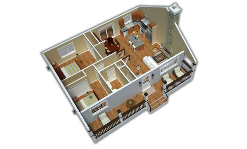 Country Style House Plan 2 Beds 1 Baths 900 Sq Ft Plan 18 1027 Country Style House Plan 2 Beds 1 Baths 900 Sq Ft Plan 18 1027
