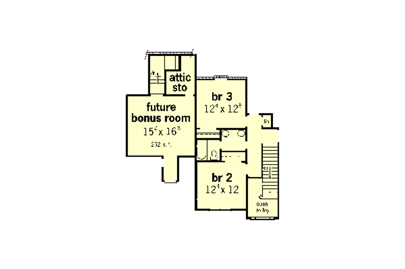 European Style House Plan - 3 Beds 2.5 Baths 1986 Sq/Ft Plan #16-204 ...