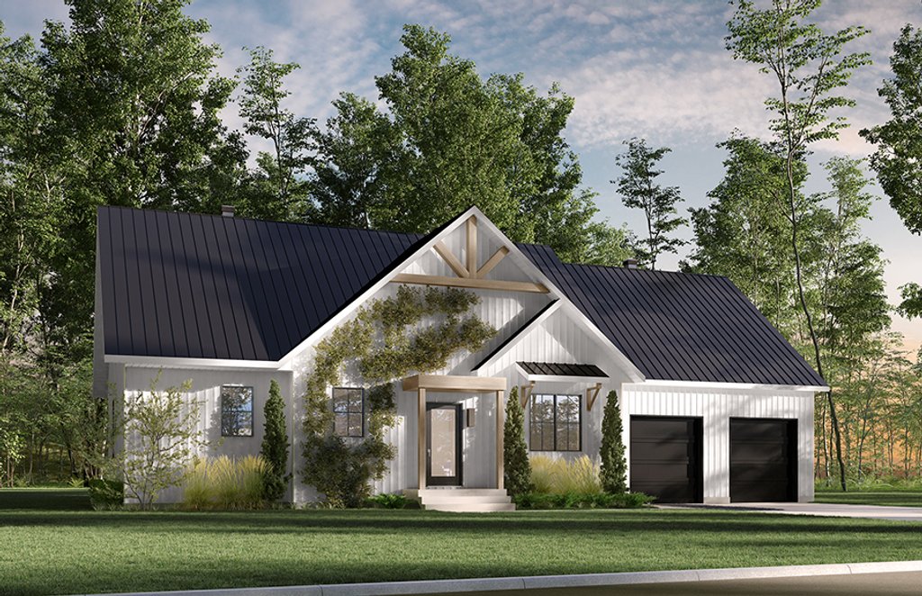 Cottage Style House Plan - 2 Beds 2 Baths 1693 Sq/Ft Plan #23-2881 ...