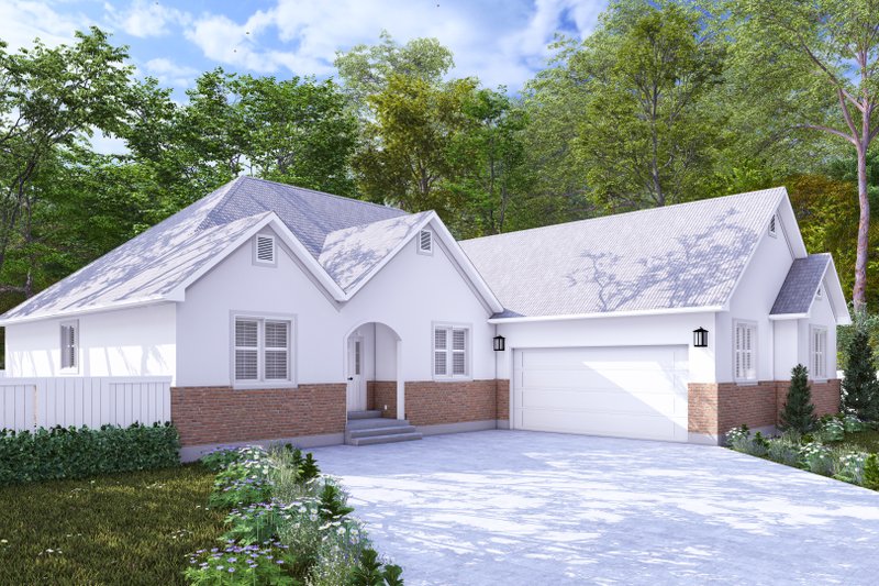 Ranch Style House Plan - 3 Beds 2 Baths 2273 Sq/Ft Plan #1060-422 ...