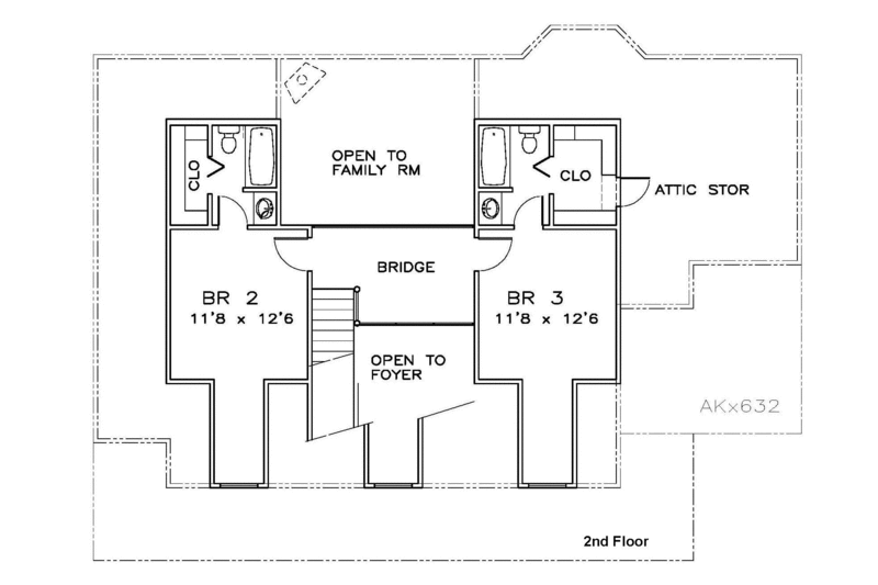 European Style House Plan - 3 Beds 3.5 Baths 2368 Sq/Ft Plan #8-166 ...