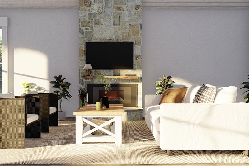 Craftsman Style House Plan - 3 Beds 2 Baths 1705 Sq/Ft Plan #17-3336 ...