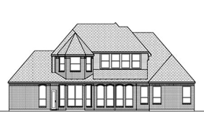 European Style House Plan - 4 Beds 3.5 Baths 3530 Sq/Ft Plan #84-465 ...