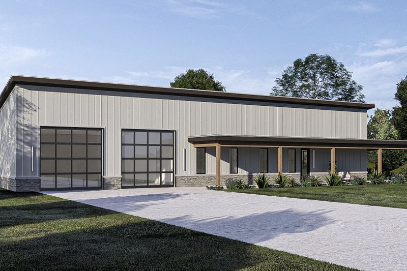 Modern Style House Plan - 3 Beds 2 Baths 2113 Sq/Ft Plan #455-495 ...