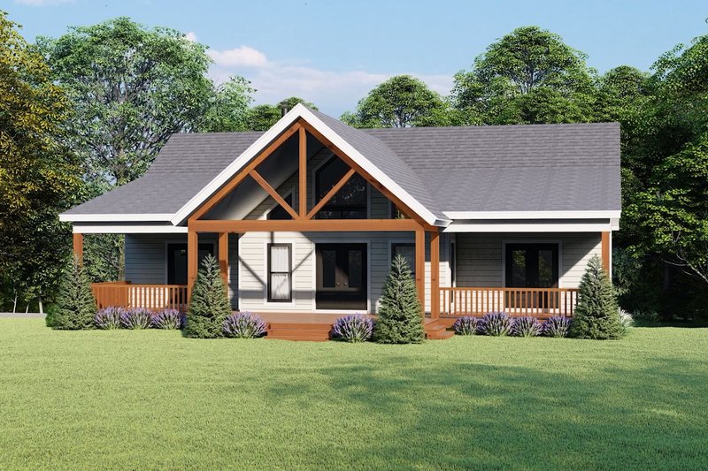 Traditional Style House Plan - 3 Beds 2 Baths 1792 Sq/Ft Plan #932-741 ...