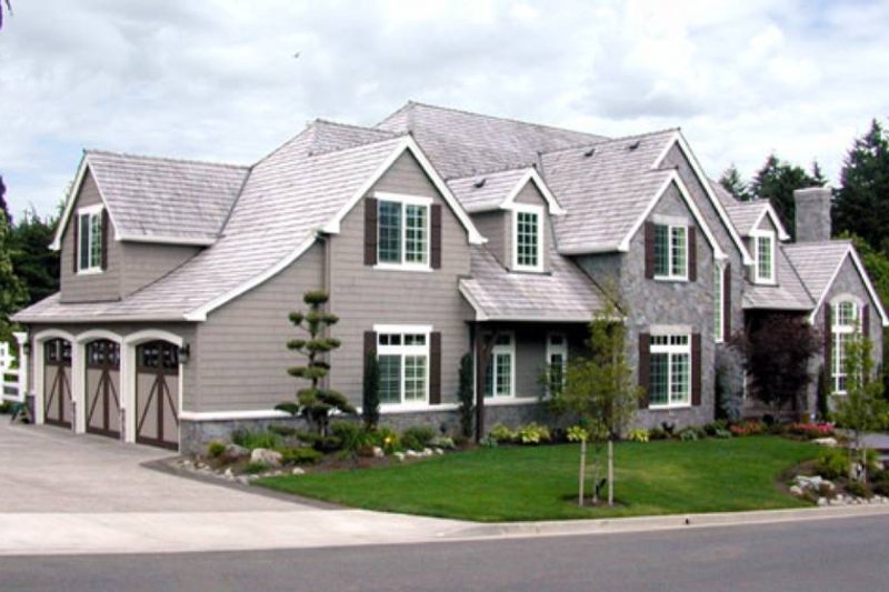 European Style House Plan - 4 Beds 3.5 Baths 4213 Sq/Ft Plan #48-617 ...