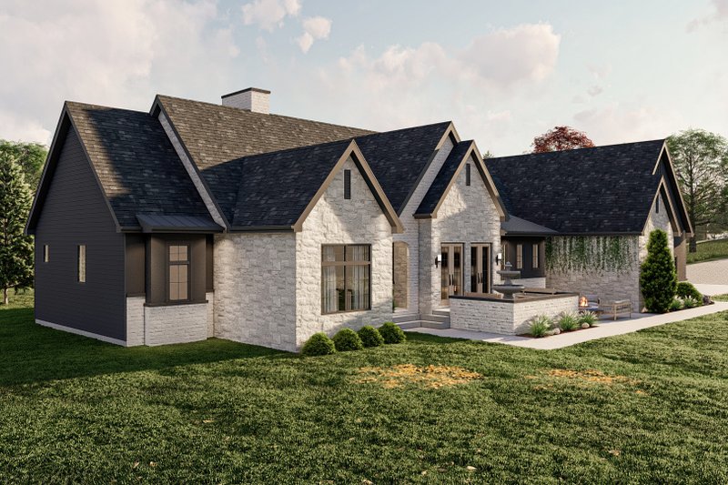 Contemporary Style House Plan 3 Beds 25 Baths 2554 Sqft Plan