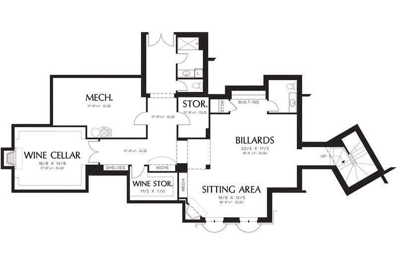 Mediterranean Style House Plan - 5 Beds 5 Baths 6484 Sq/Ft Plan #48-361 ...