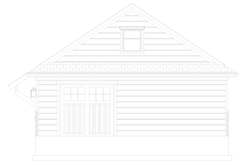 Craftsman Style House Plan - 0 Beds 0 Baths 495 Sq/Ft Plan #1060-256 ...