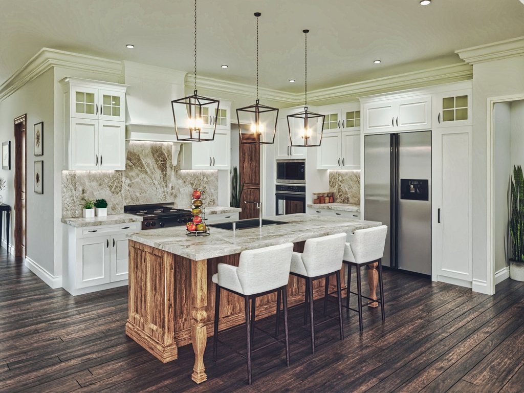 Farmhouse Style House Plan - 3 Beds 2.5 Baths 2839 Sq/Ft Plan #54-588 ...