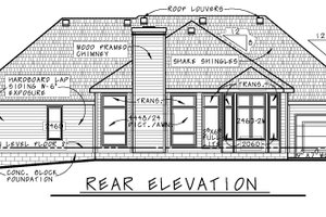 Traditional Style House Plan - 2 Beds 2 Baths 1996 Sq/Ft Plan #20-2419 ...