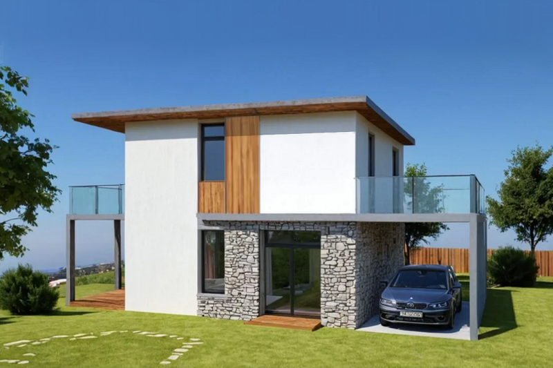 Contemporary Style House Plan - 3 Beds 3 Baths 2164 Sq/Ft Plan #542-23 ...