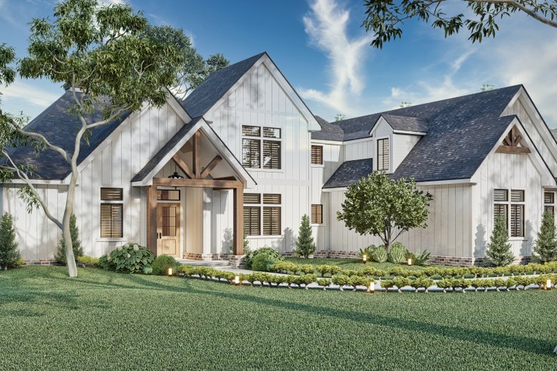 Farmhouse Style House Plan - 3 Beds 2 Baths 2091 Sq/Ft Plan #119-451 ...