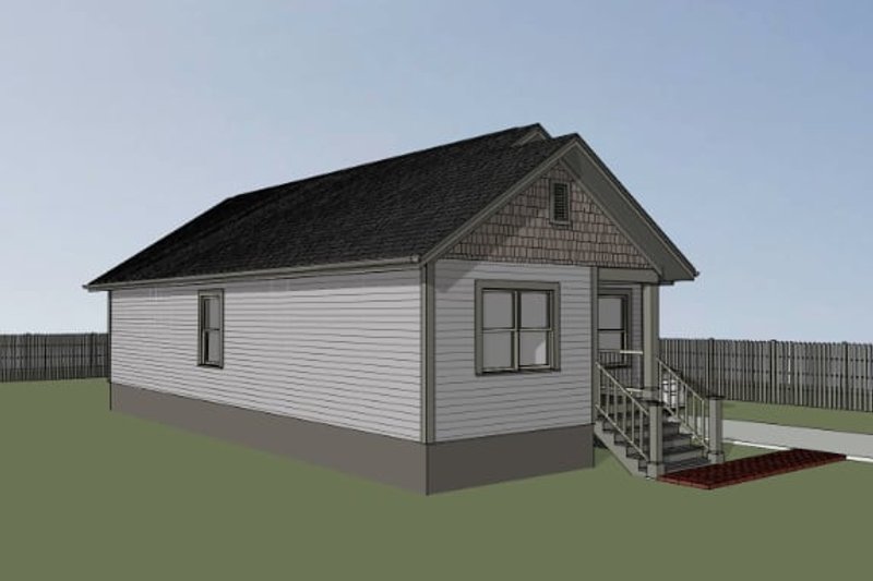 Cottage Style House Plan - 3 Beds 2 Baths 1080 Sq/Ft Plan #79-130 ...