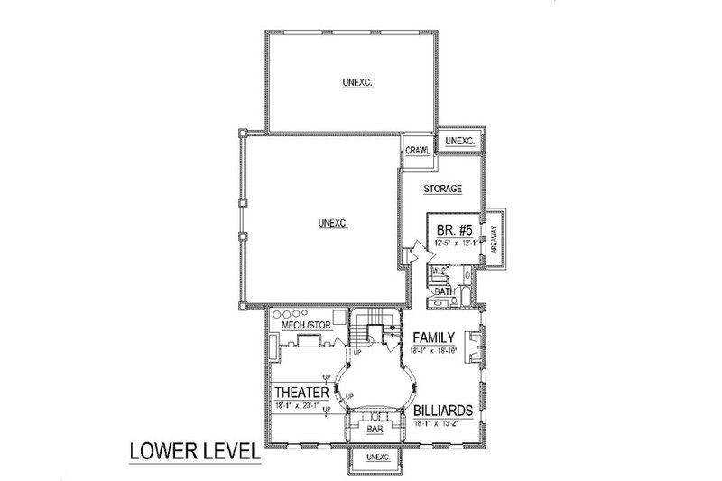 Colonial Style House Plan - 5 Beds 5 Baths 6279 Sq/Ft Plan #458-6 ...