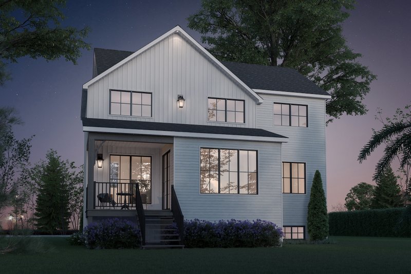 Country Style House Plan - 4 Beds 1.5 Baths 2127 Sq/Ft Plan #23-2804 ...