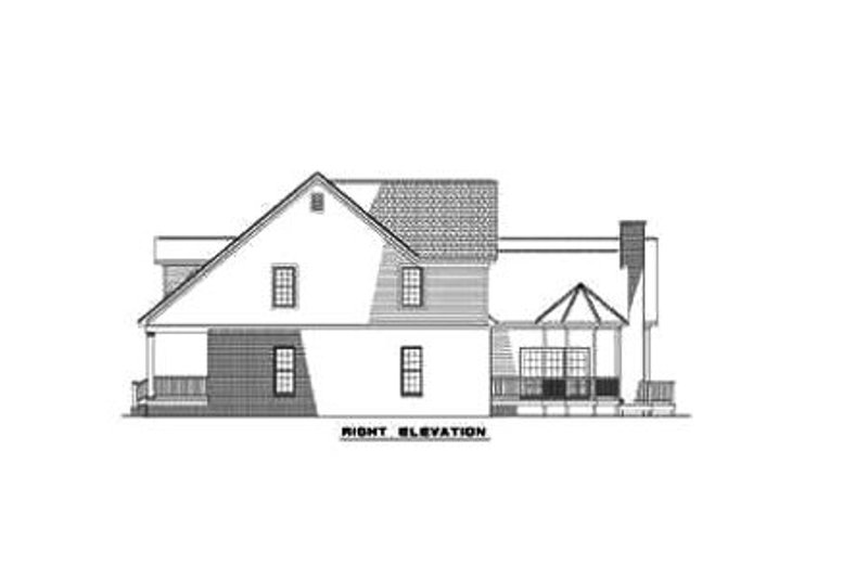 Country Style House Plan - 5 Beds 3.5 Baths 4382 Sq/Ft Plan #17-253 ...