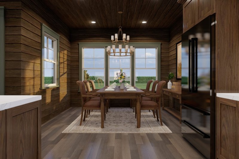 Country Style House Plan - 2 Beds 2 Baths 1294 Sq/Ft Plan #17-3449 ...