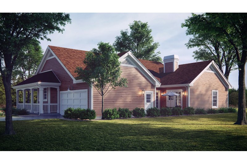 Farmhouse Style House Plan - 4 Beds 2 Baths 2029 Sq/Ft Plan #57-178 ...