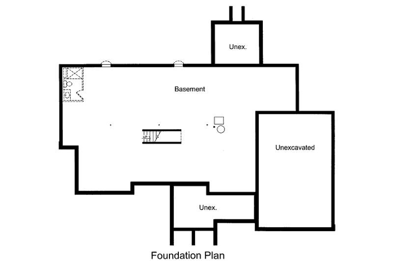 Craftsman Style House Plan - 3 Beds 2 Baths 1986 Sq/Ft Plan #46-419 ...