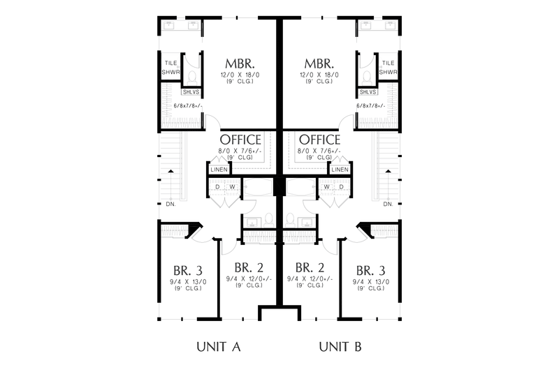 Contemporary Style House Plan - 6 Beds 4.5 Baths 3224 Sq/Ft Plan #48-1112 - Houseplans.com