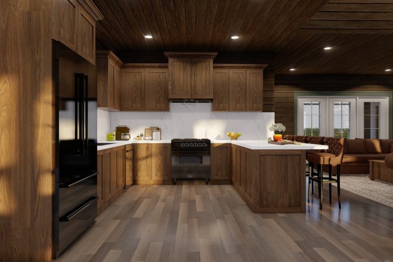 Country Style House Plan - 2 Beds 2 Baths 1294 Sq/Ft Plan #17-3449 ...