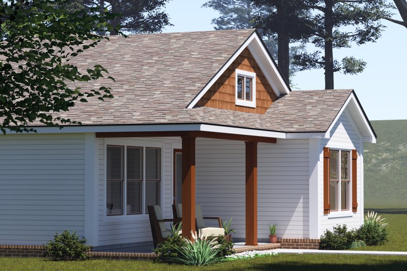 Cottage Style House Plan - 3 Beds 2 Baths 1304 Sq/Ft Plan #513-2341 ...