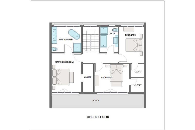 Contemporary Style House Plan - 3 Beds 3 Baths 2028 Sq/Ft Plan #542-22 ...