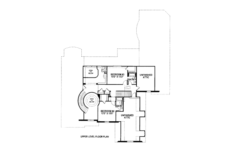 European Style House Plan - 4 Beds 4.5 Baths 4674 Sq/Ft Plan #141-324 ...
